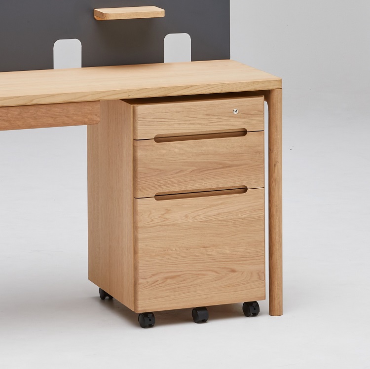 CLEARNEL デスク ワゴン 幅42.8cm(デスク奥行共通) SW8000 ウォールナット 通販 | 【公式】カリモク家具オンラインショップ