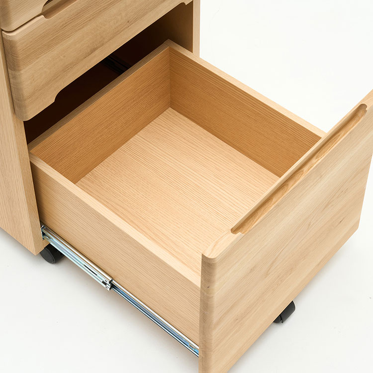 CLEARNEL デスク ワゴン 幅42.8cm(デスク奥行共通) SW8000 ウォールナット 通販 | 【公式】カリモク家具オンラインショップ